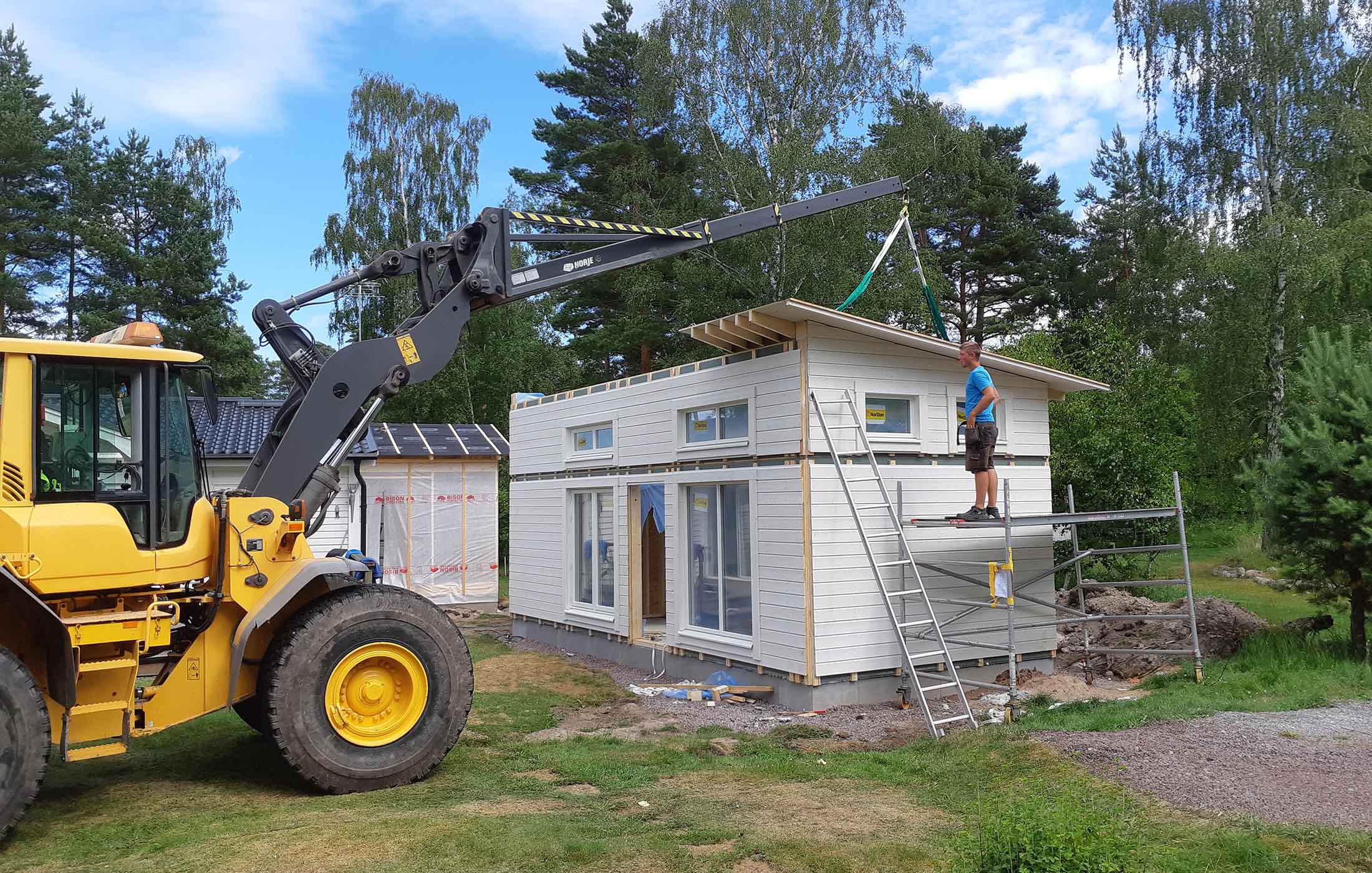 Vår första "Bolundare" är producerad & monterad - Jörnträhus